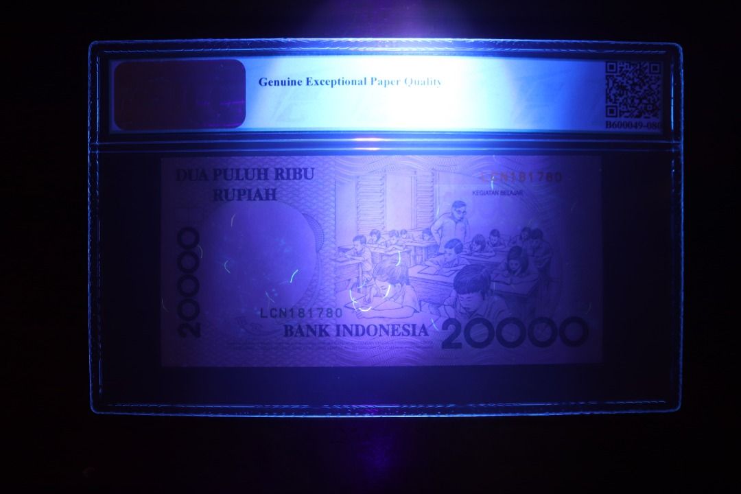 Indonesia 20,000 Rupiah Featuring Ganesha Portrait Year 1998 / Wang ...