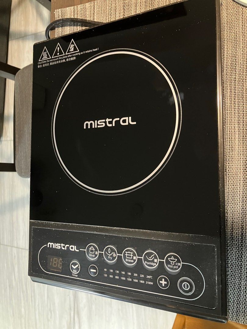 Induction Cooker Mistral Mic2008, TV & Home Appliances, Kitchen ...