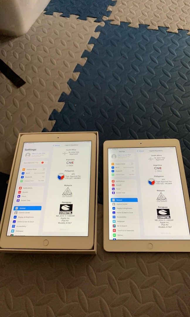 Ipad air 2 128gb with sim slot wifi cellular ntc approve 100bh 87bh ...