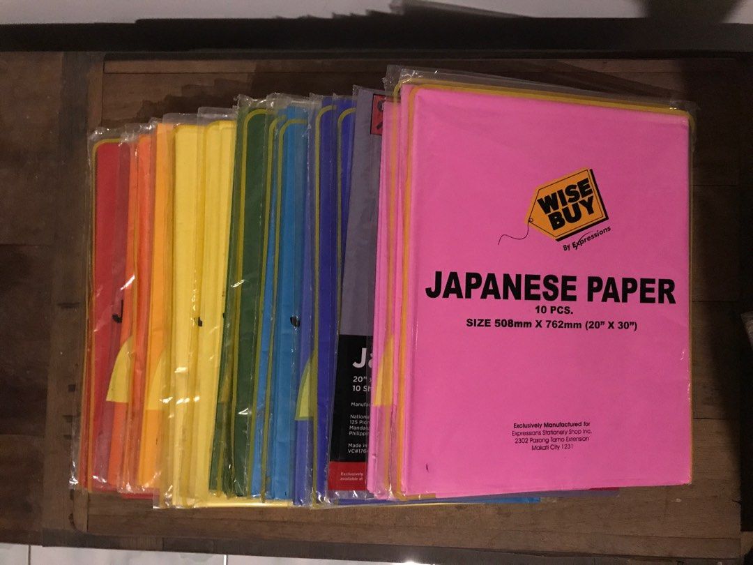 Japanese Paper 21 packs, Hobbies & Toys, Stationary & Craft, Stationery ...