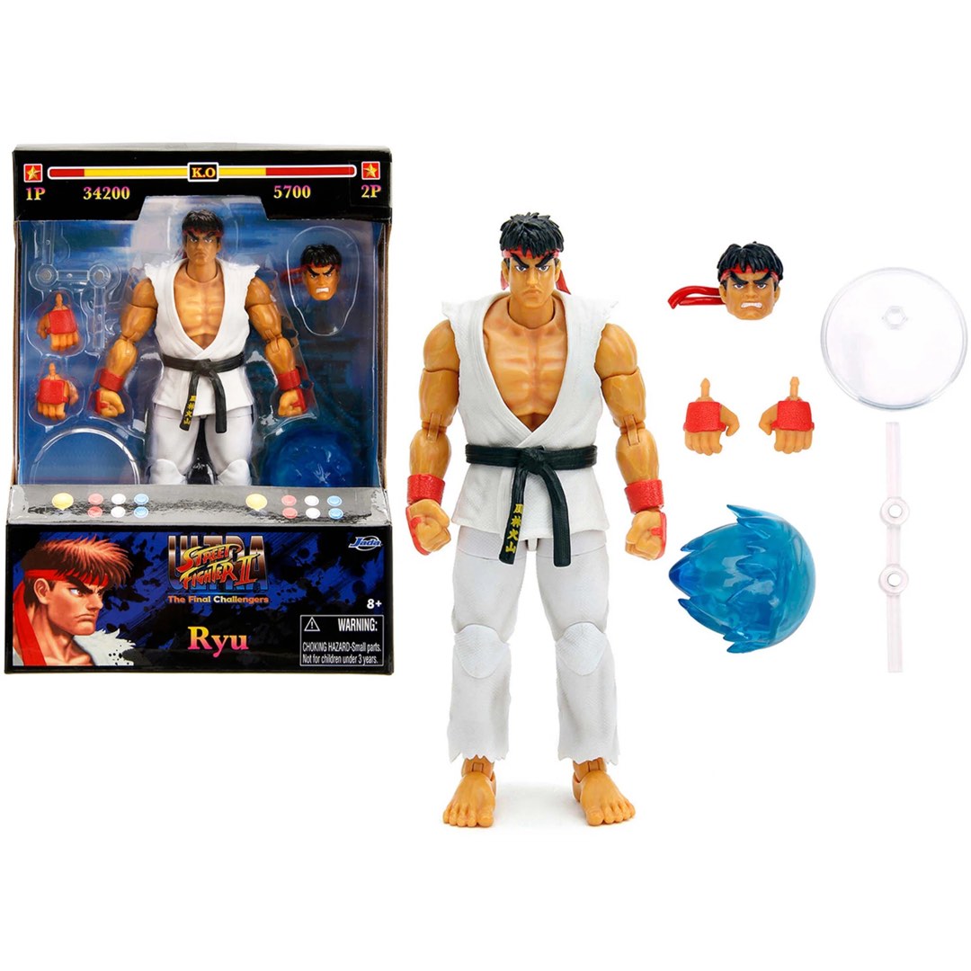 Jasa Street Fighter II Wave 1 Ryu, Chun Li, Fei Long Action Figure, Hobbies & Toys, Toys & Games ...