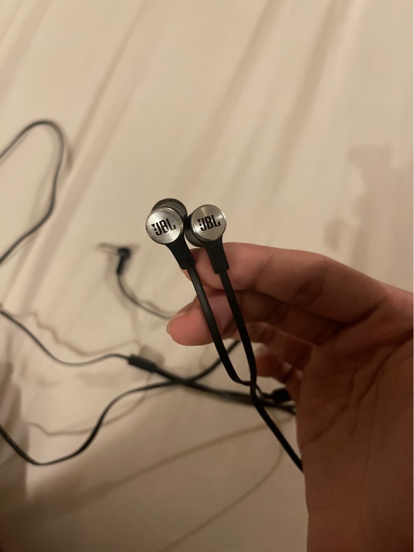 JBL Earphones Black Audio Earphones On Carousell