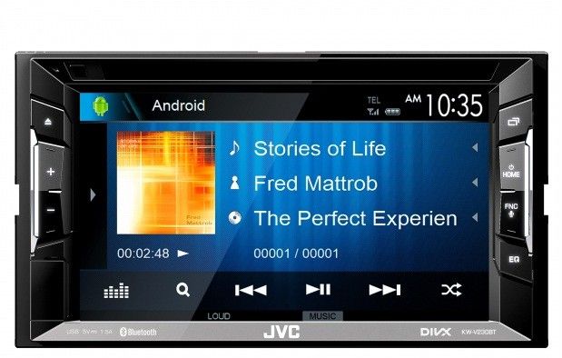 JVC 2 Din Head Unit (previously on attrage), Car Accessories, Electronics & Lights on Carousell