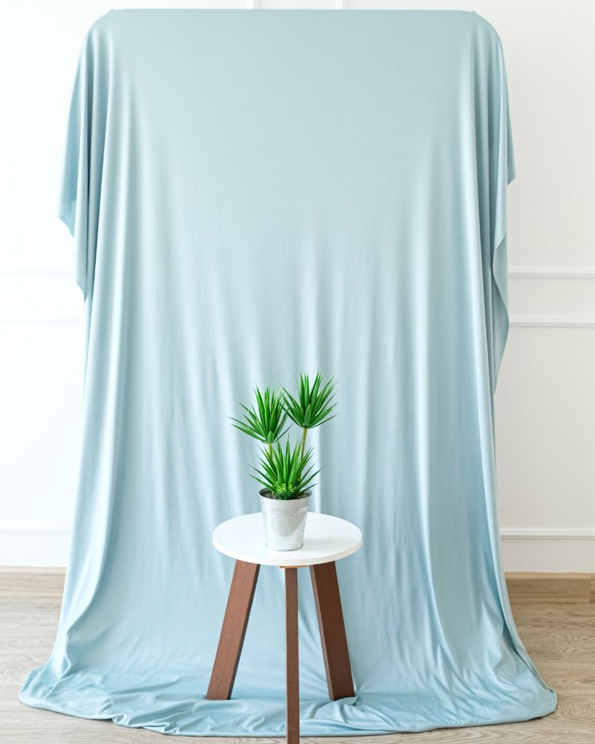 KAIN BACKDROP KAIN BACKGROUND KAIN DEKORASI KAIN POLOS KAIN BIRU MUDA ...