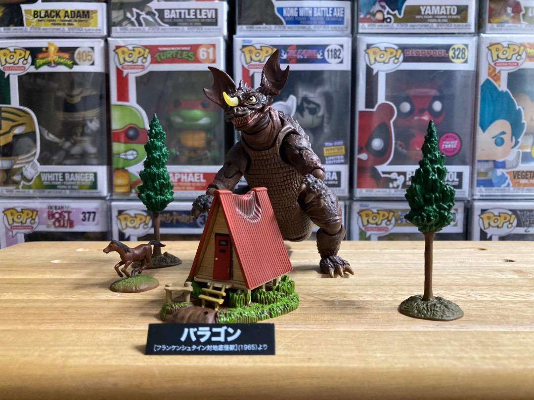 Kaiyodo Sci-Fi Revoltech No. 004 Godzilla Baragon Figure (With Box ...