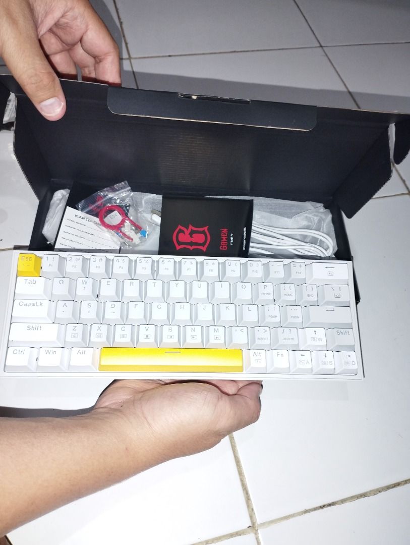 KEYBOARD GAMEN TITAN V, Elektronik, Lainnya di Carousell