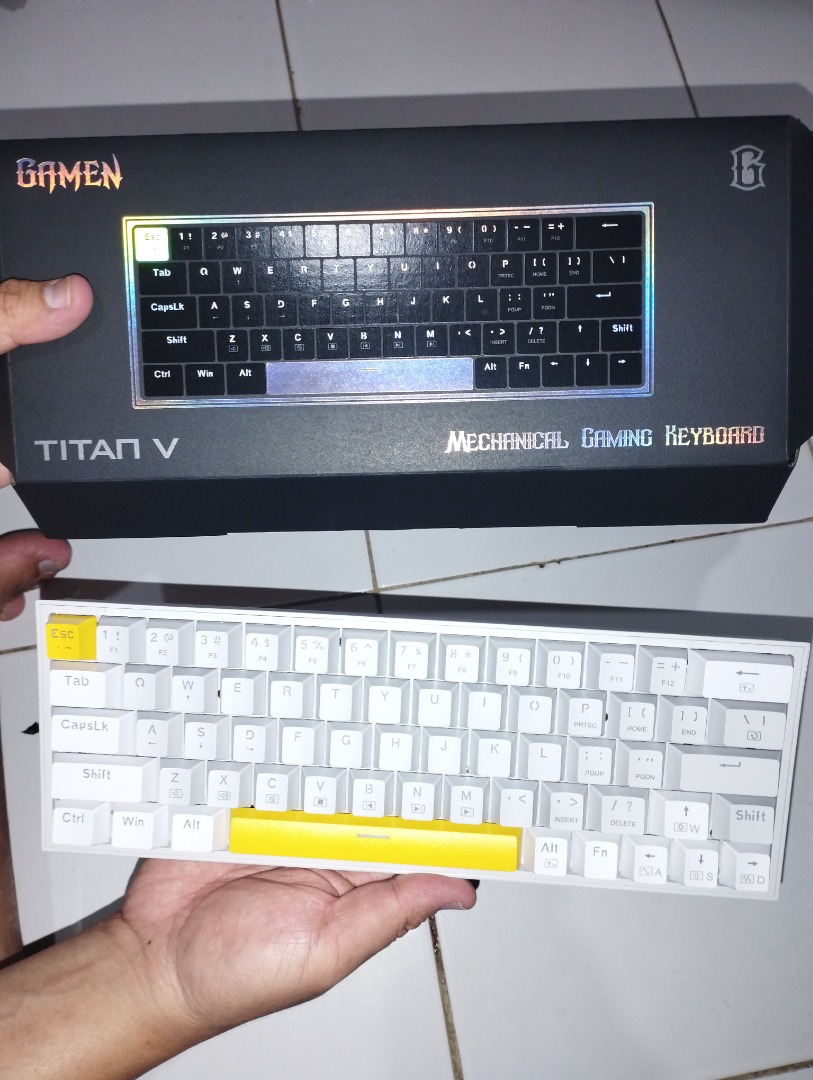 KEYBOARD GAMEN TITAN V, Elektronik, Lainnya di Carousell