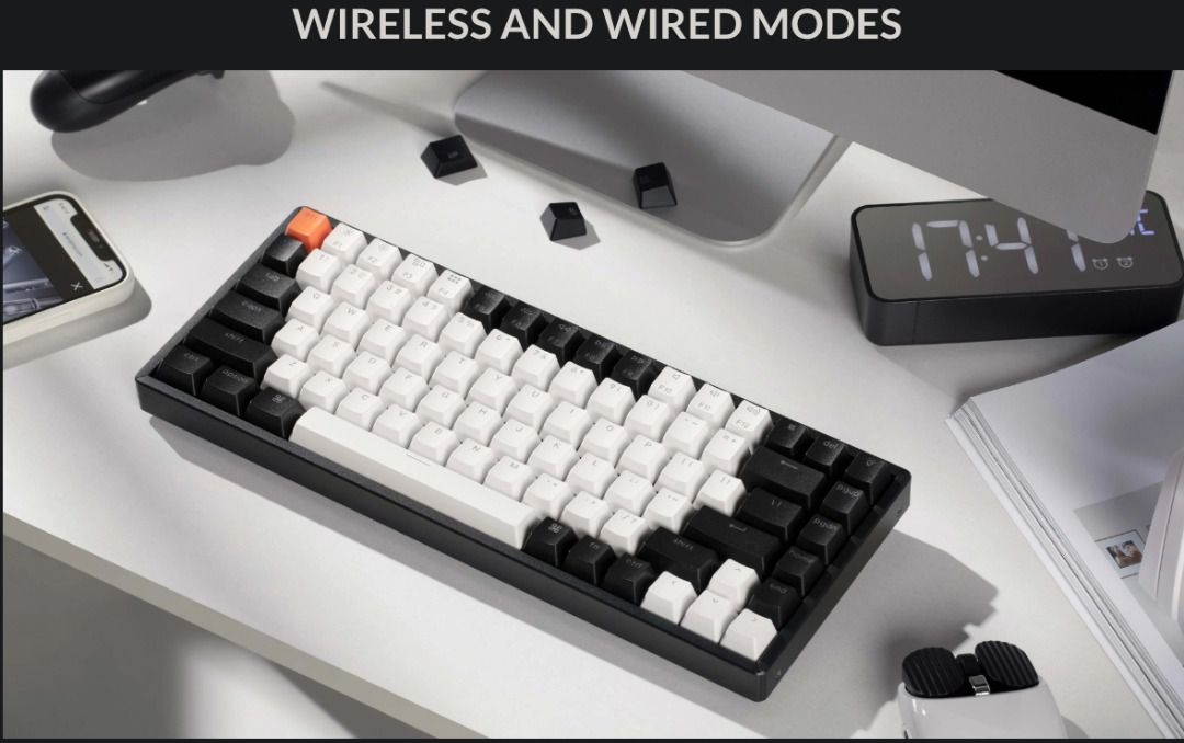 Keychron K2 (Hot-swappable) Wireless Mechanical Keyboard (Version 2 ...
