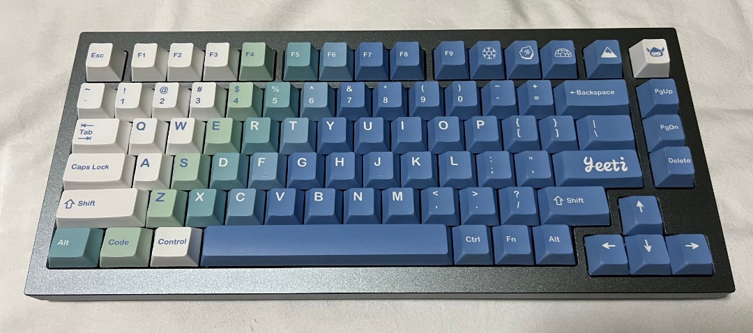 Keychron Q1 V1 + Brown Switch + Yeeti keycaps (Never used, modded from ...