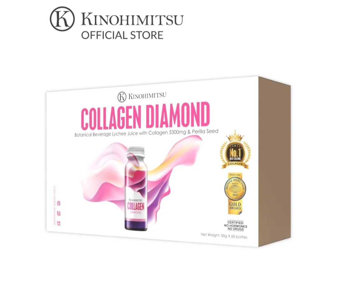 Kinohimitsu Collagen 5300mg 32s for 2 months, Health & Nutrition ...