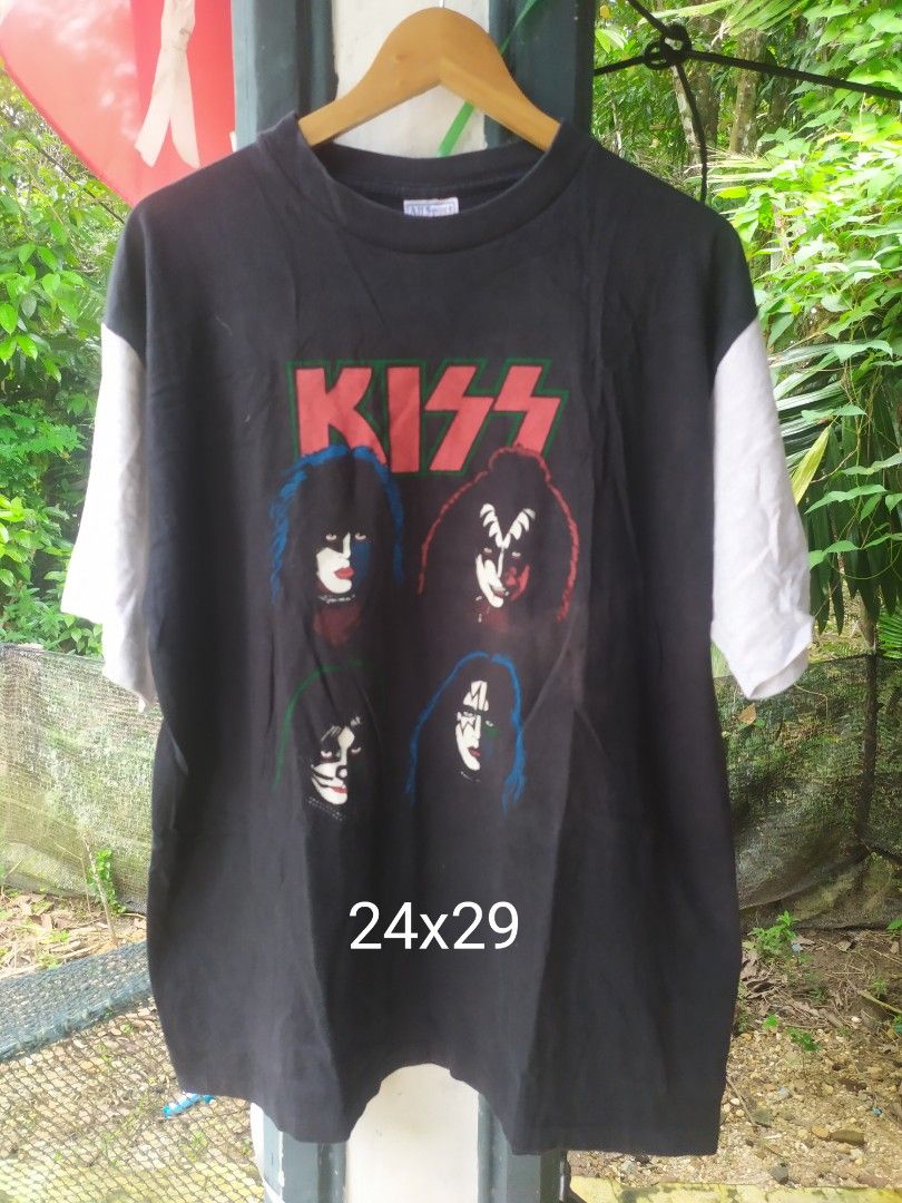 Vtg Kiss Band Custom, Men's Fashion, Coats, Jackets and Outerwear on ...