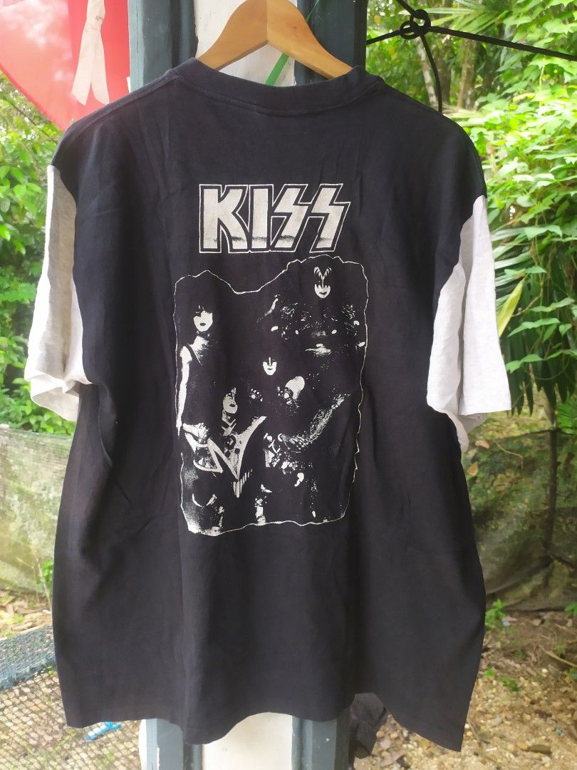 Vtg Kiss Band Custom, Men's Fashion, Coats, Jackets and Outerwear on ...