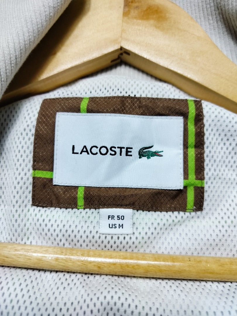 LACOSTE Windbreaker Jacket Rare Design, Men's Fashion, Coats, Jackets ...
