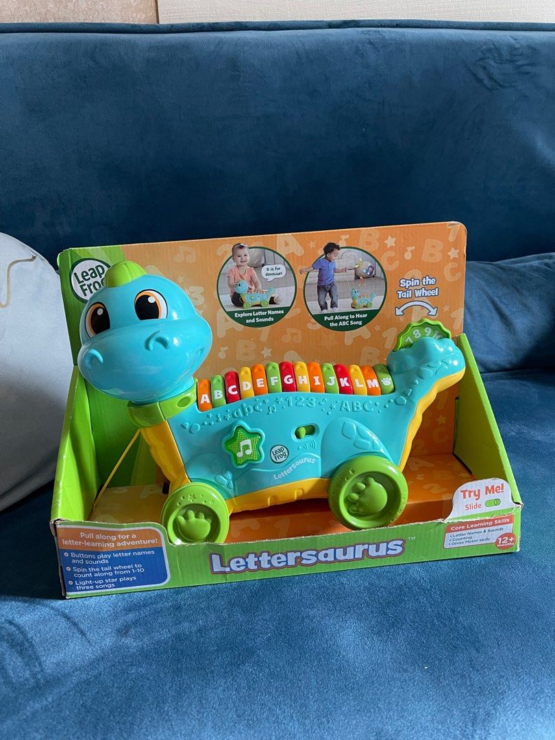Leapfrog Lettersaurus, Babies & Kids, Infant Playtime on Carousell