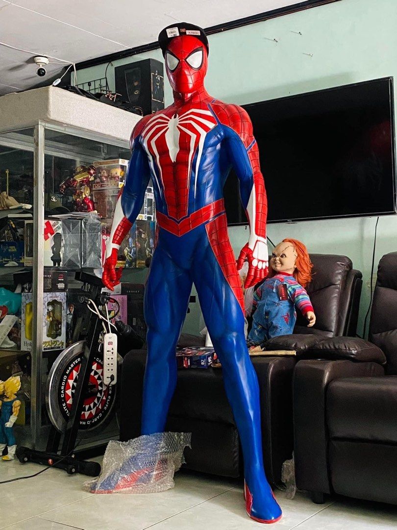 Life Size SPIDER-MAN STATUE, Hobbies & Toys, Toys & Games on Carousell