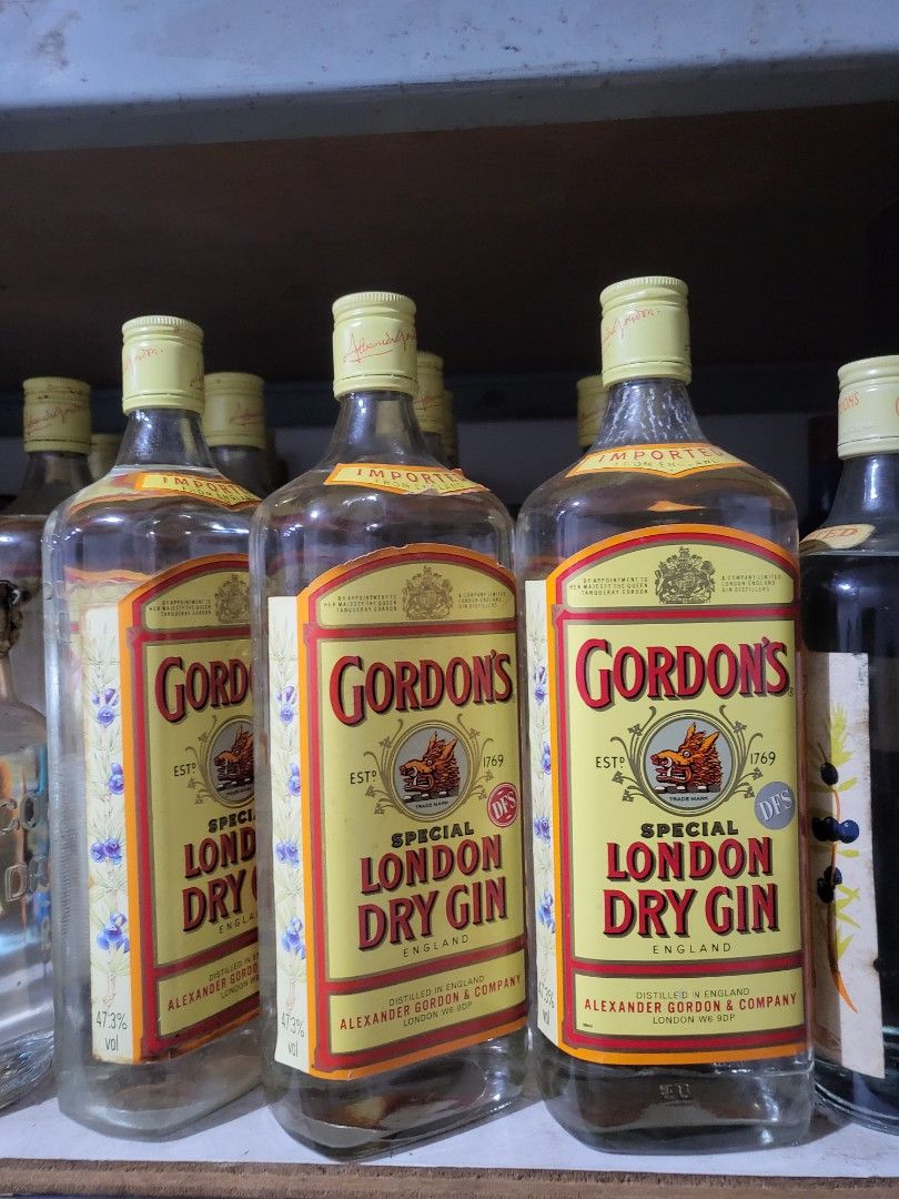 London gordon gin 1L, Food & Drinks, Alcoholic Beverages on Carousell