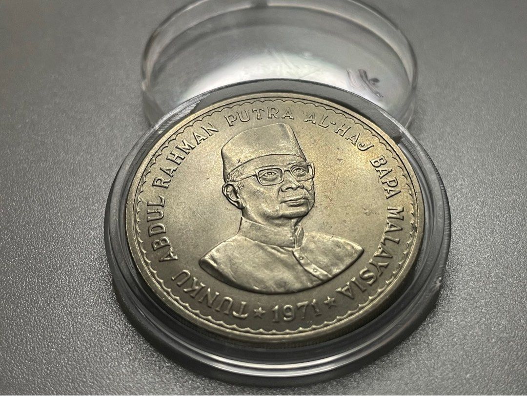 Malaysia RM5 1971 Tunku Abdul Rahman duit lama syiling, Hobbies & Toys ...