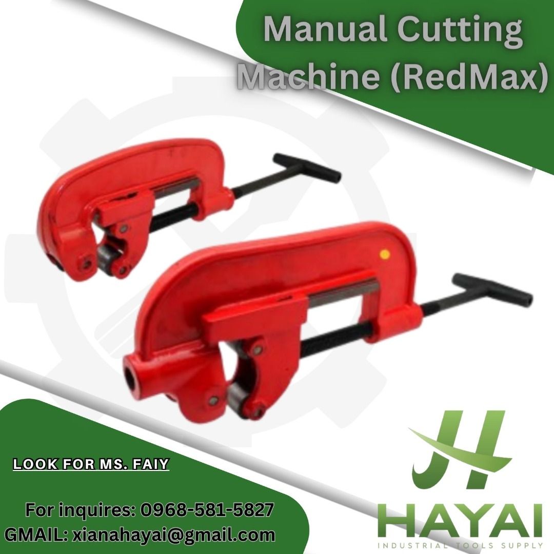 Manual Cutting Machine (RedMax), Commercial & Industrial, Construction ...
