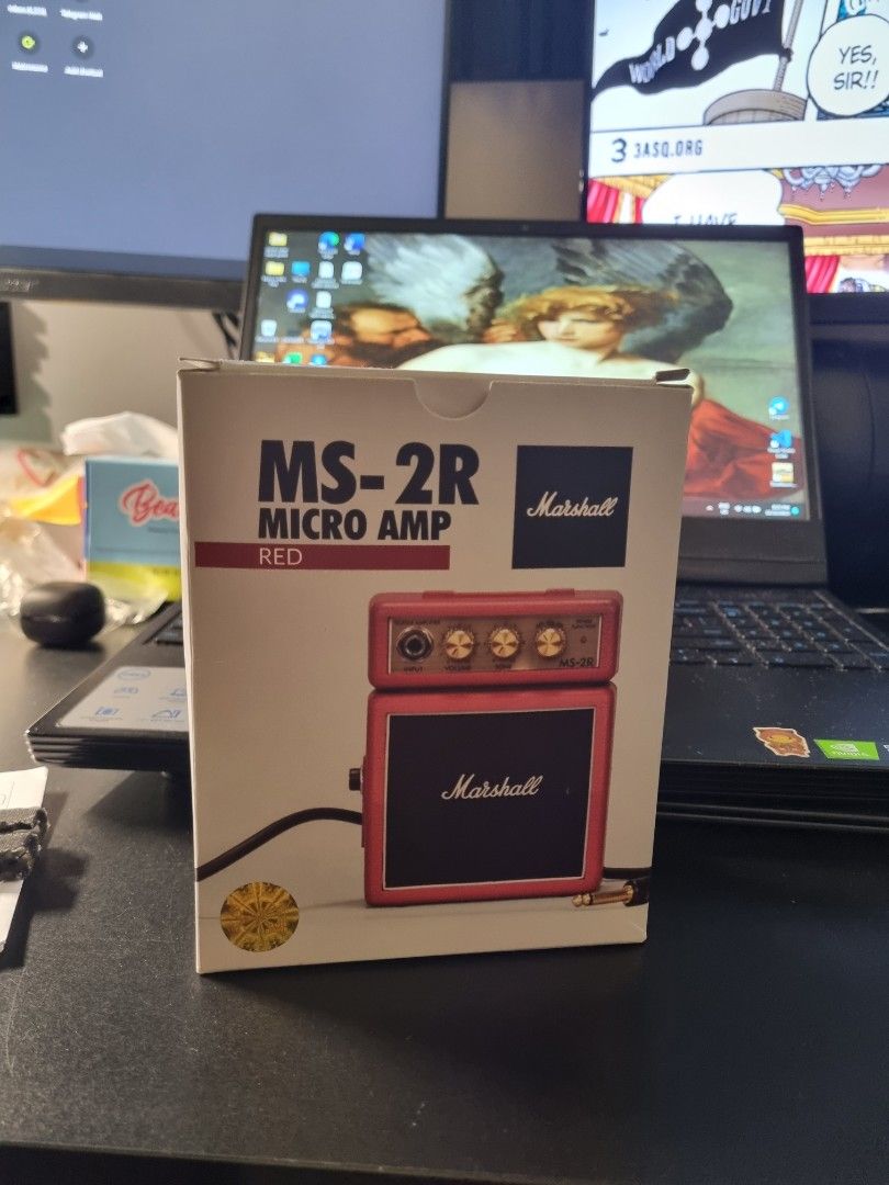 Marshall MS-2R Micro Amp Red, Hobbies & Toys, Music & Media, Musical ...