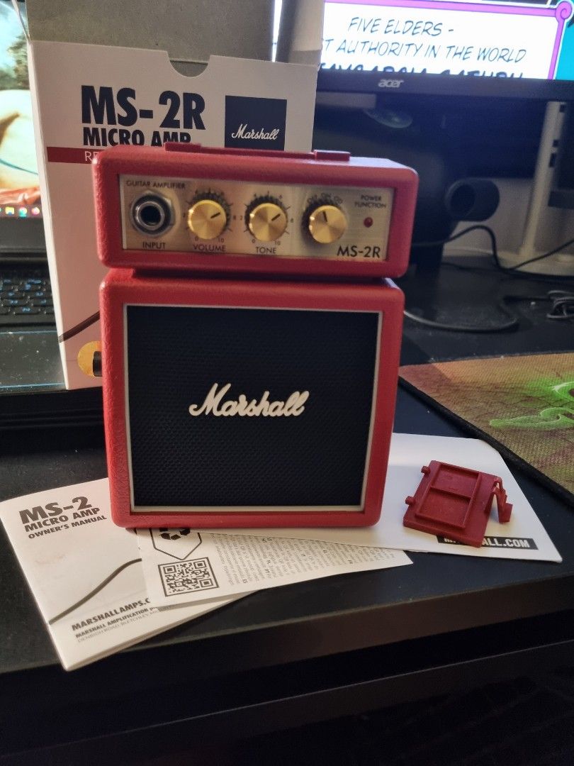 Marshall MS-2R Micro Amp Red, Hobbies & Toys, Music & Media, Musical ...