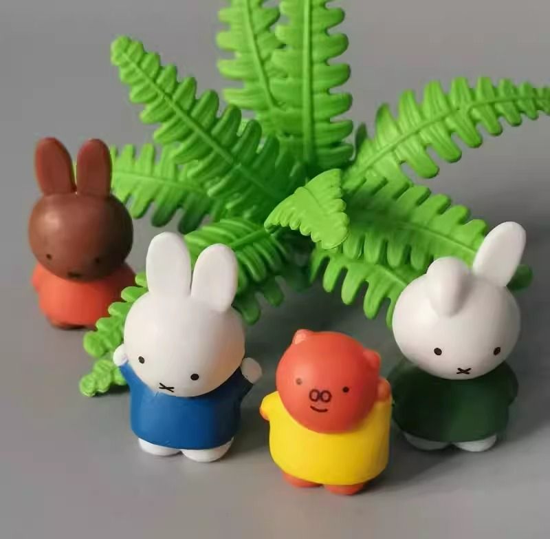Miffy MIni Figurines / Cake Toppers (4 Pcs a Set), Hobbies & Toys, Toys ...