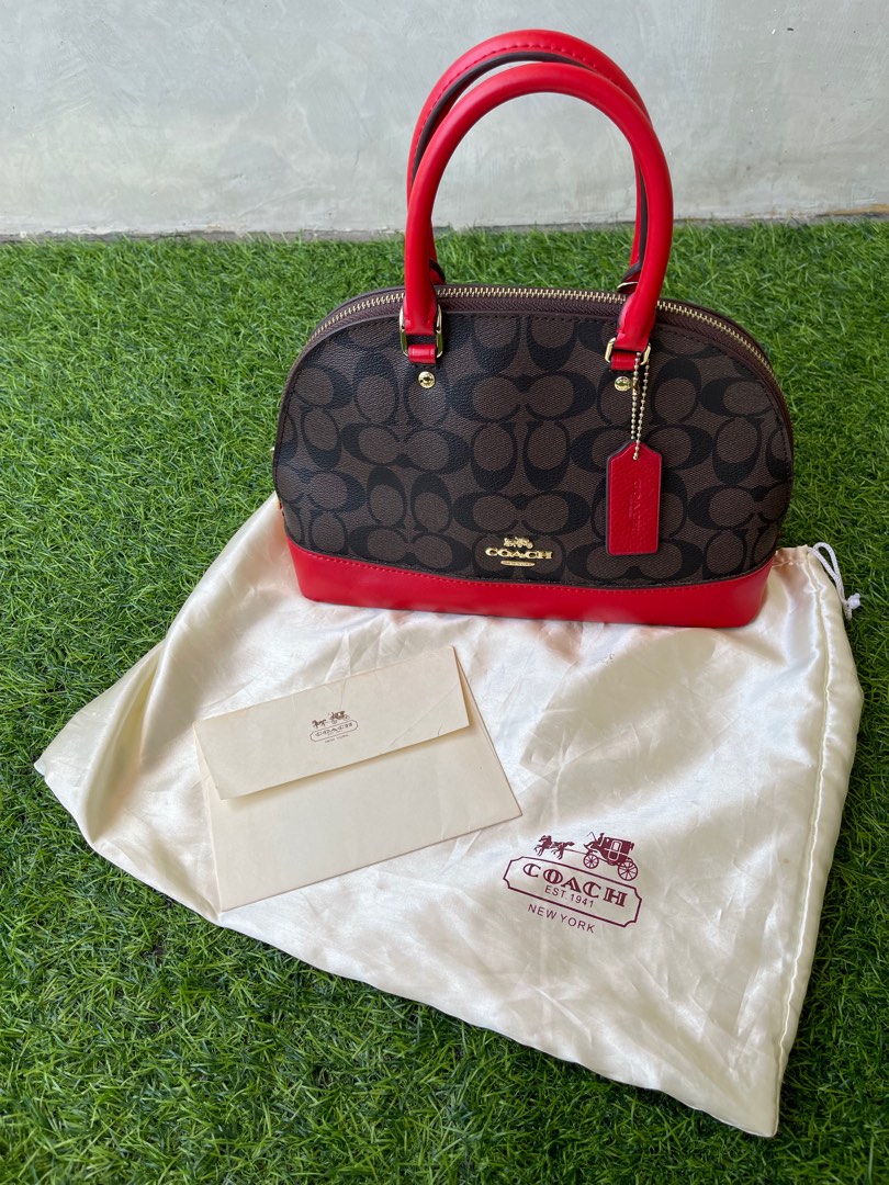 MINI SIERRA SATCHEL IN SIGNATURE CANVAS (COACH F27583), Luxury, Bags ...