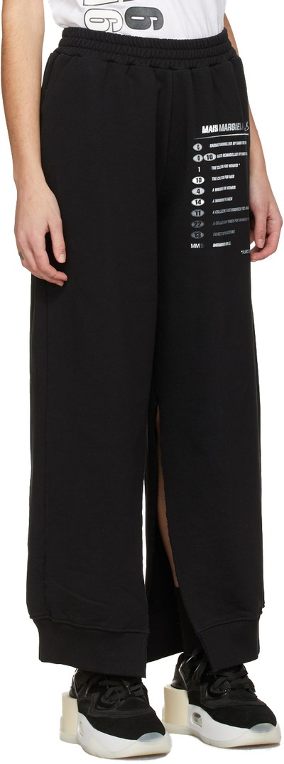 MM6 - S/S 21 - Logo Split Leg Lounge Pants, Women's Fashion, Bottoms ...