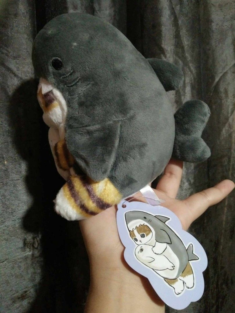 Mofusand Shark Nyan Plush, Hobbies & Toys, Toys & Games on Carousell
