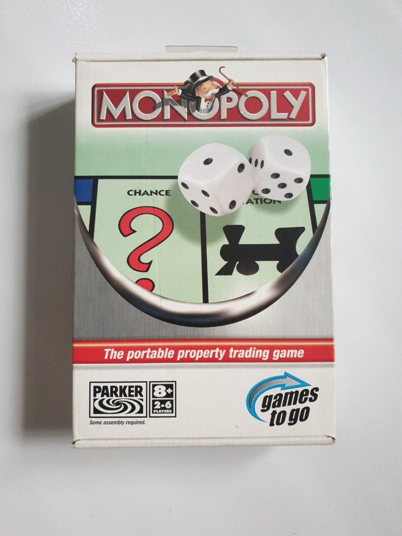 Monopoly mini board game, Hobbies & Toys, Toys & Games on Carousell