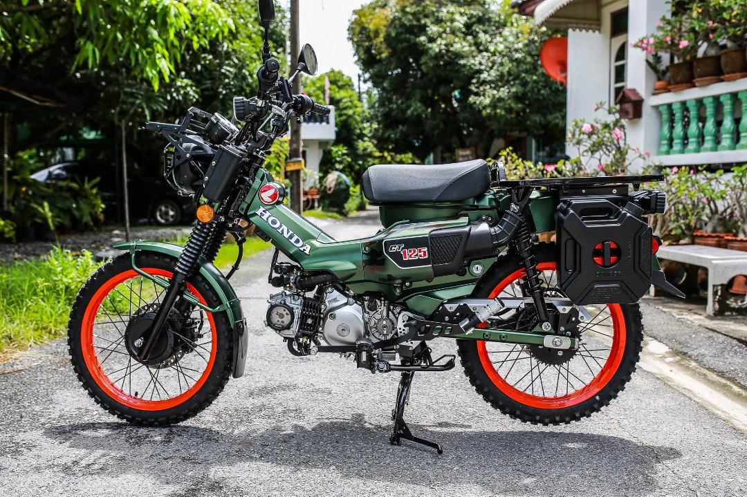 Moto Murry Singapore Honda CT125 2020 2021 2022 2023 Black 3 Litres 5 Litres Gasoline Container ...