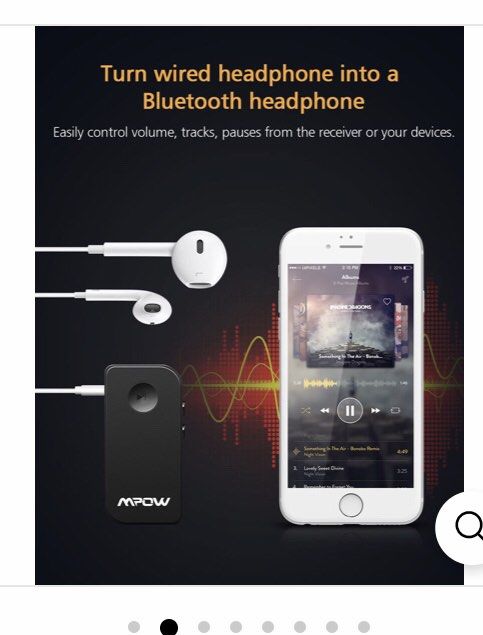 Mpow wireless receiver Model:BH044E, Audio, Other Audio Equipment on Carousell