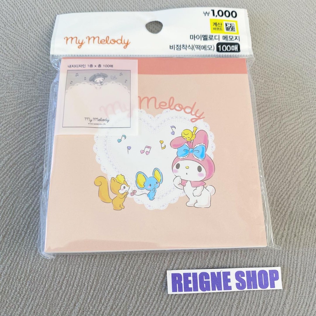 MY MELODY MEMOPAD, Hobbies & Toys, Stationary & Craft, Stationery ...