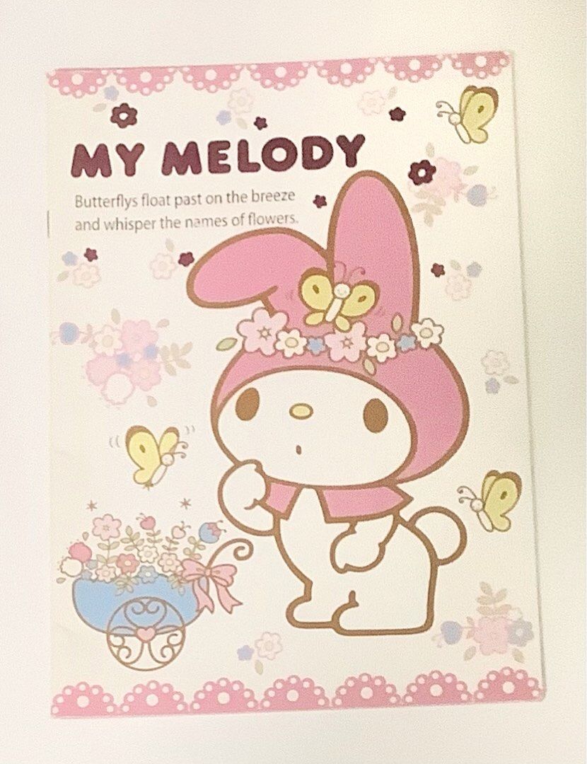 My Melody Notebook, Hobbies & Toys, Stationery & Craft, Stationery ...