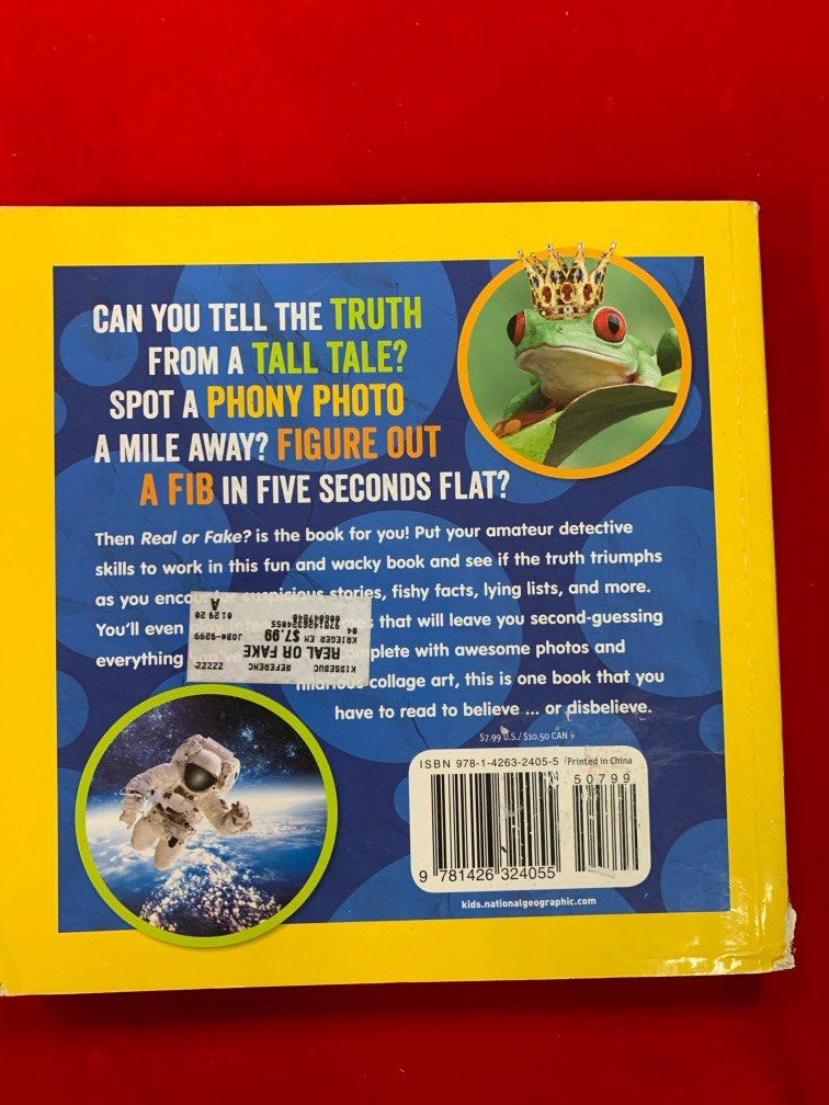 National Geographics Kids Real or Fake, Hobbies & Toys, Books ...