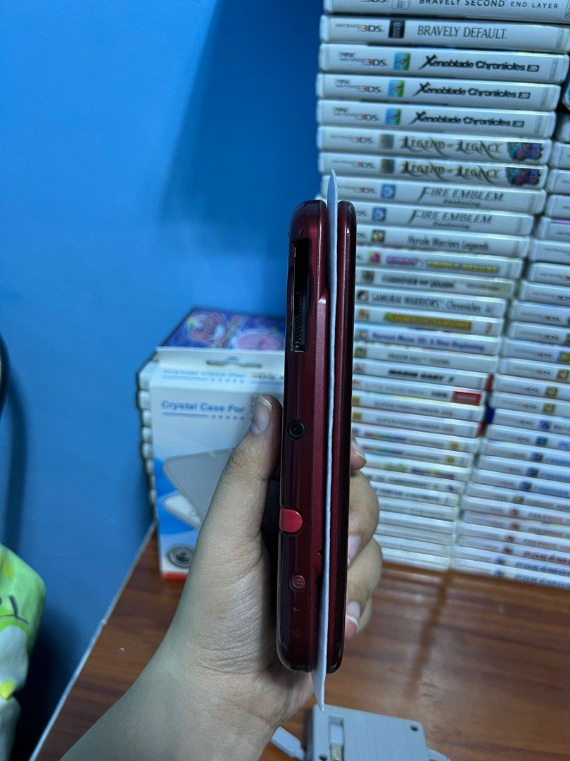 New Nintendo 3DS XL Metallic Red (Cfw w/64gb MMC, Full of Games, Ready ...