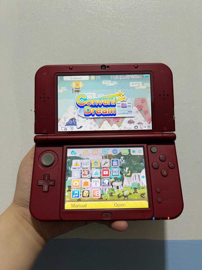 New Nintendo 3DS XL Metallic Red (Presentable, Non Cfw & US Version ...