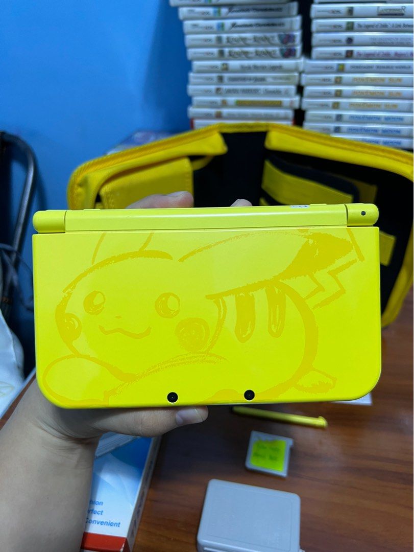 New Nintendo 3DS XL Pikachu Yellow Edition (Presentable, Non Cfw & US ...