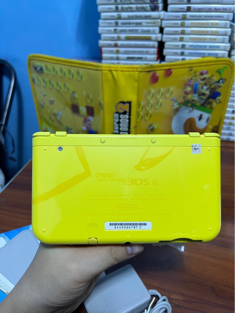 New Nintendo 3DS XL Pikachu Yellow Edition (Presentable, Non Cfw & US ...