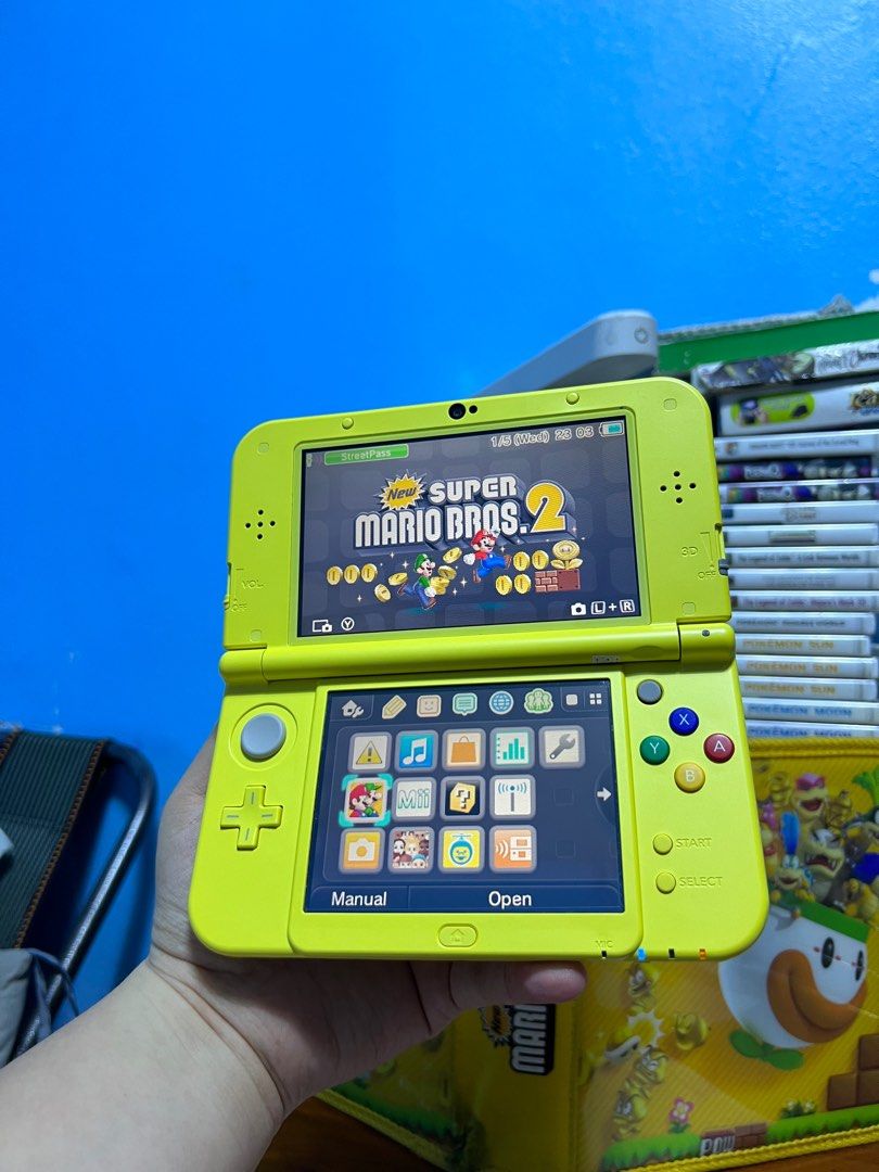 New Nintendo 3DS XL Pikachu Yellow Edition (Presentable, Non Cfw & US ...