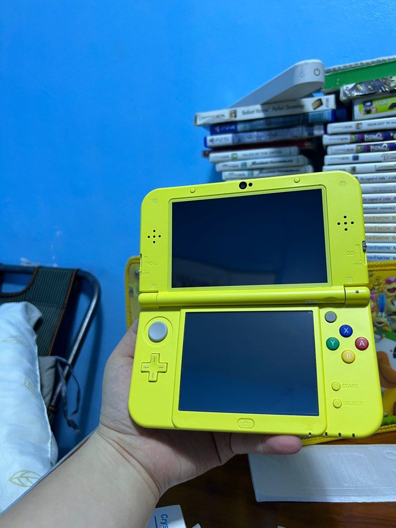 New Nintendo 3DS XL Pikachu Yellow Edition (Presentable, Non Cfw & US ...