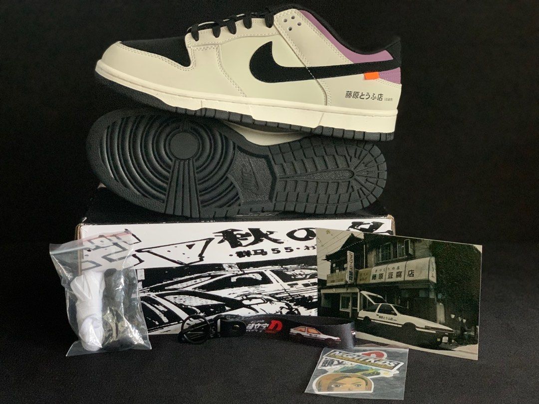 Nike dunk a86 initial D, Men's Fashion, Footwear, Sneakers on Carousell