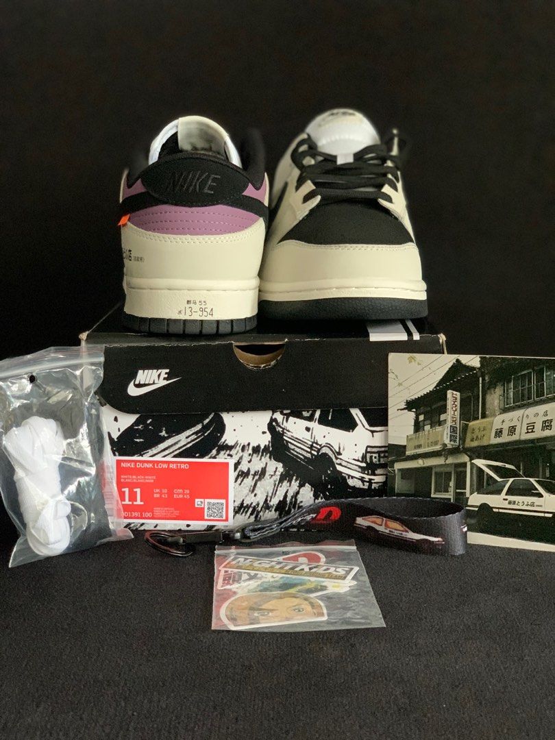 Nike dunk a86 initial D, Men's Fashion, Footwear, Sneakers on Carousell