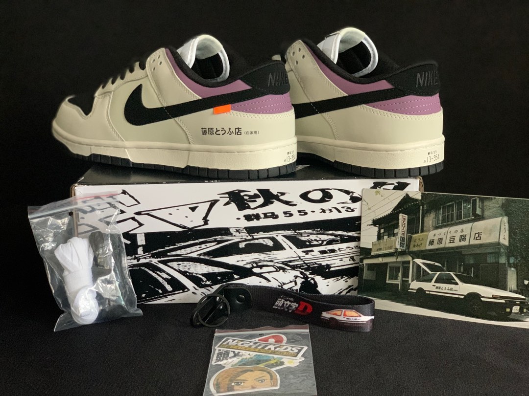 Nike dunk a86 initial D, Men's Fashion, Footwear, Sneakers on Carousell