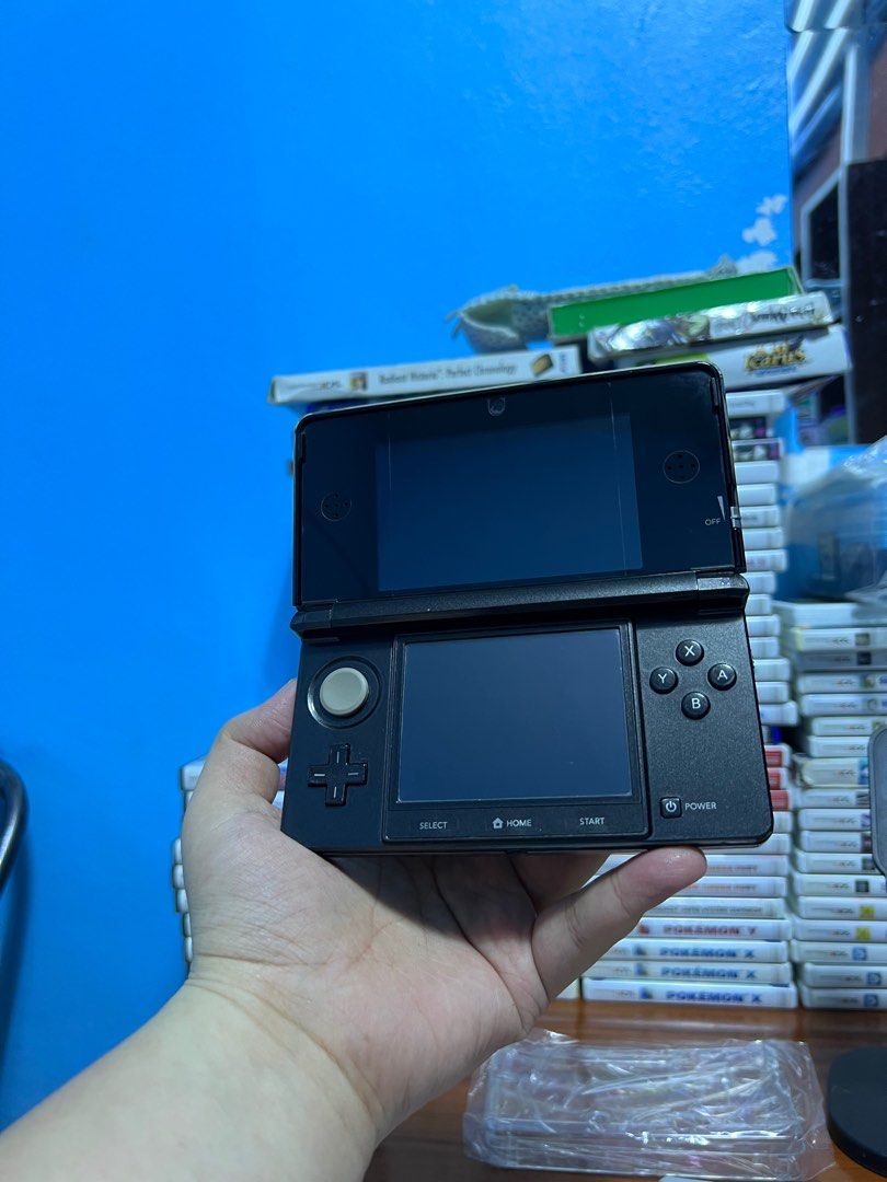 Nintendo Old Regular 3DS Cosmo Black (Cfw, Ready to play & US Version ...