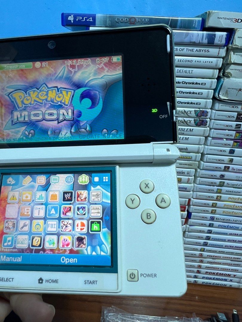 Nintendo Old Regular 3DS Ice White (Cfw w/ 16gb MMC & Ready to Play ...