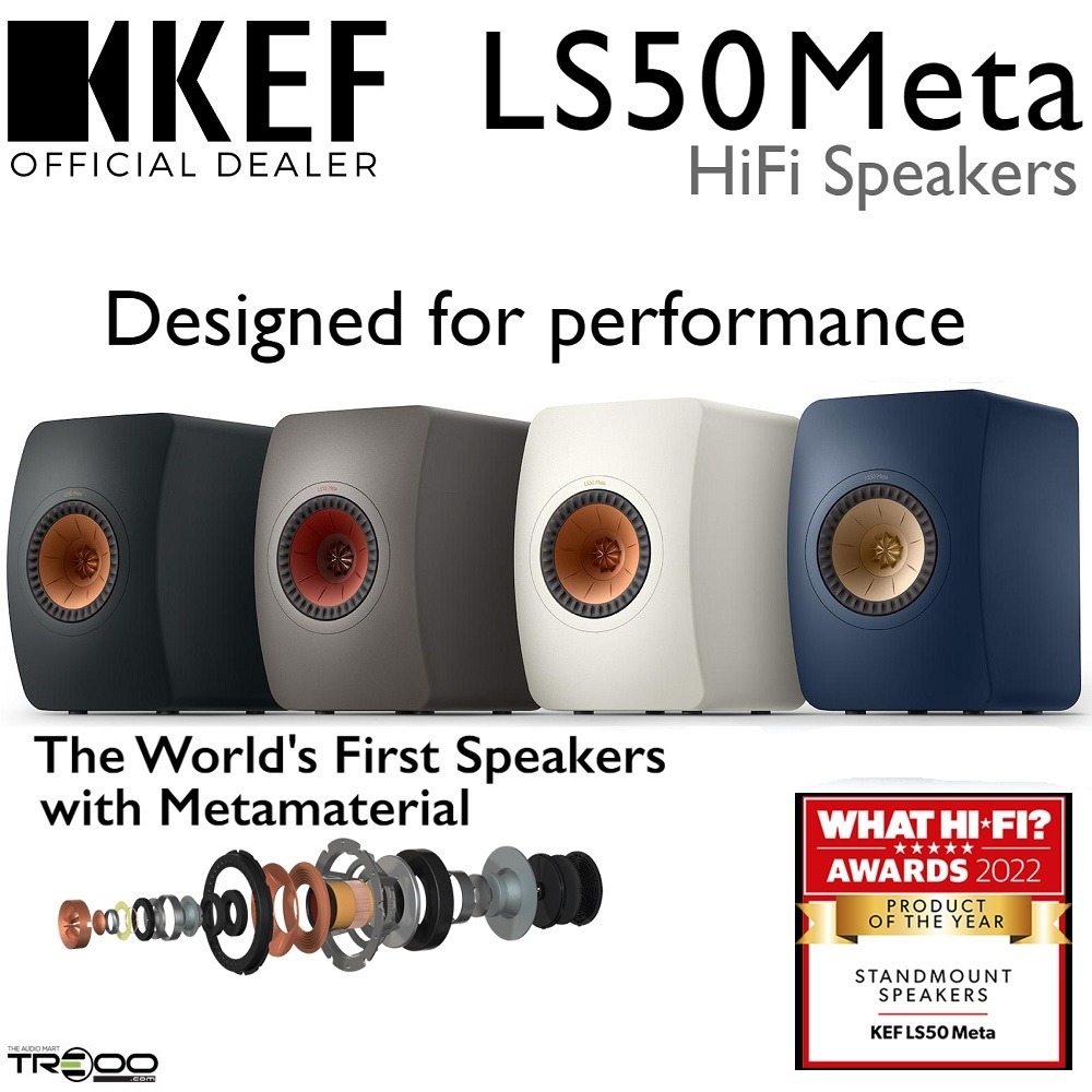 [Official] KEF LS50 Meta 2-Way Passive Desktop Bookshelf Speakers ...