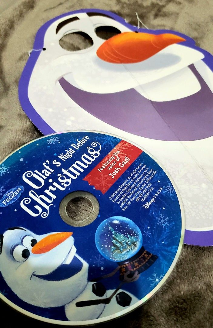 Olaf's Night Before Christmas - Olaf Mask included, Hobbies & Toys ...
