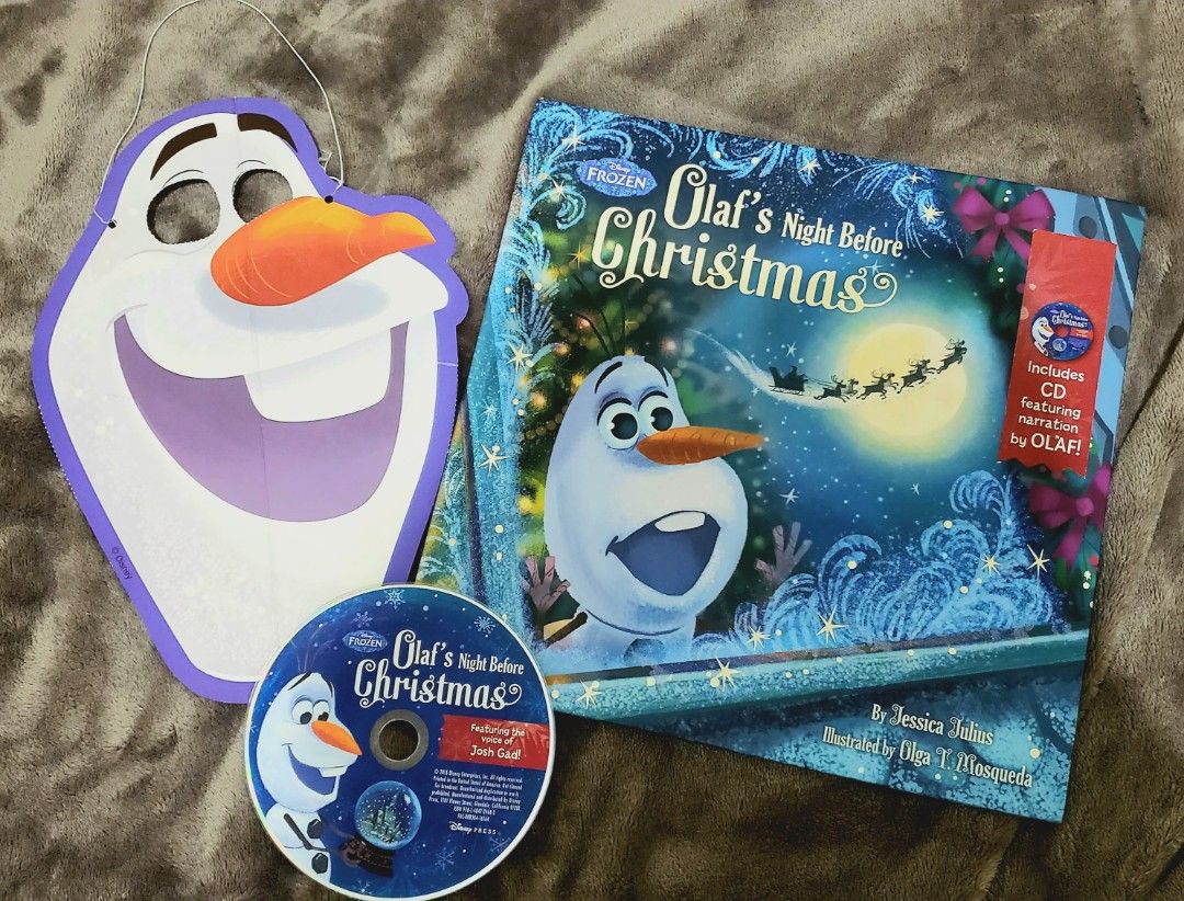 Olaf's Night Before Christmas - Olaf Mask included, Hobbies & Toys ...