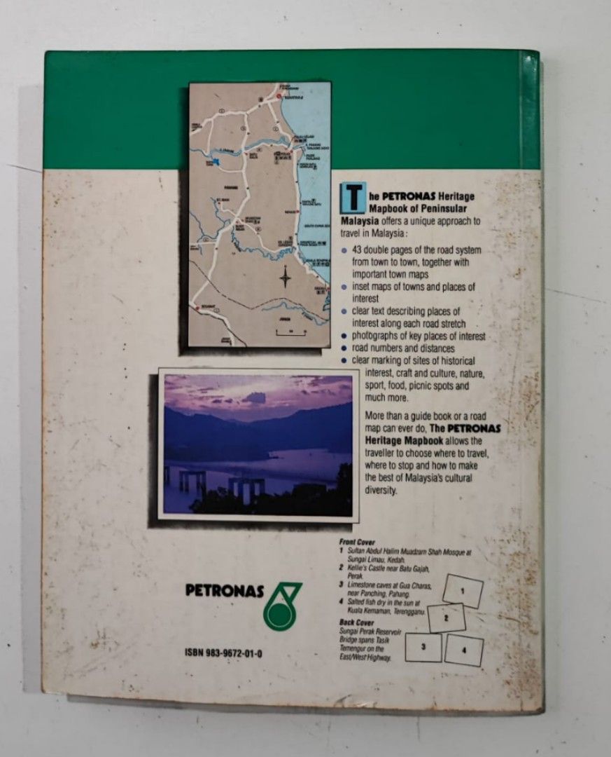 PETRONAS. HERITAGE MAPBOOK OF PENINSULAR MALAYSIA, Hobbies & Toys ...