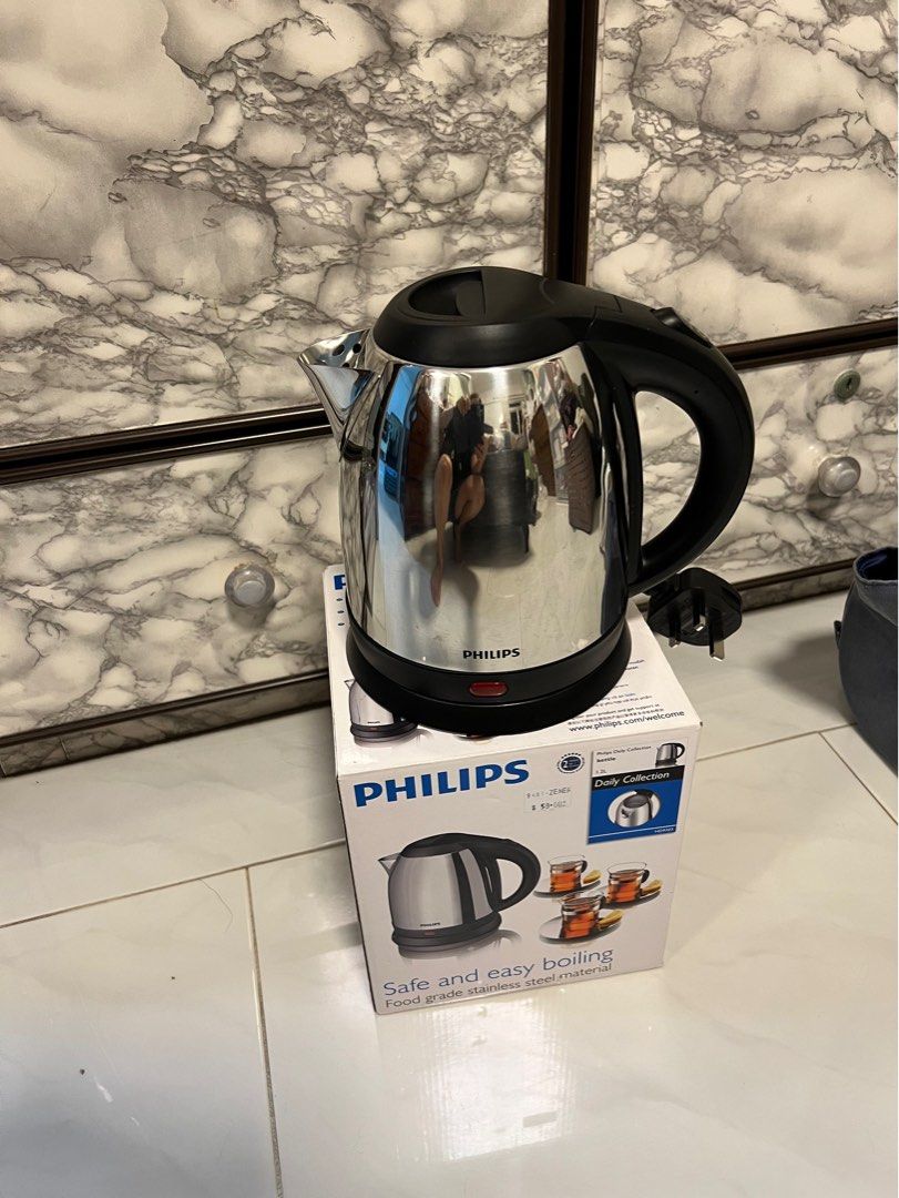 Philips Kettle 1.2L ($18) & 1.7L ($28), TV & Home Appliances, Kitchen ...